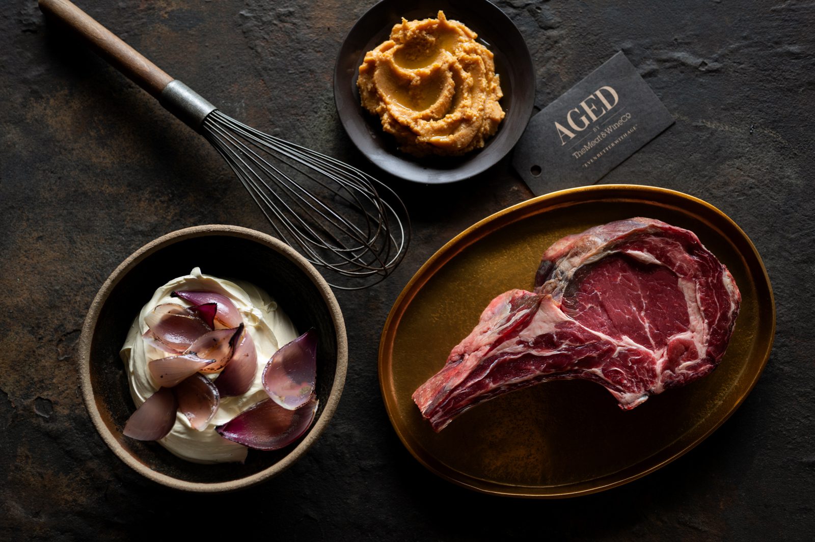 Japanese red miso infused dry-aged steak | Meat & Wine Co
